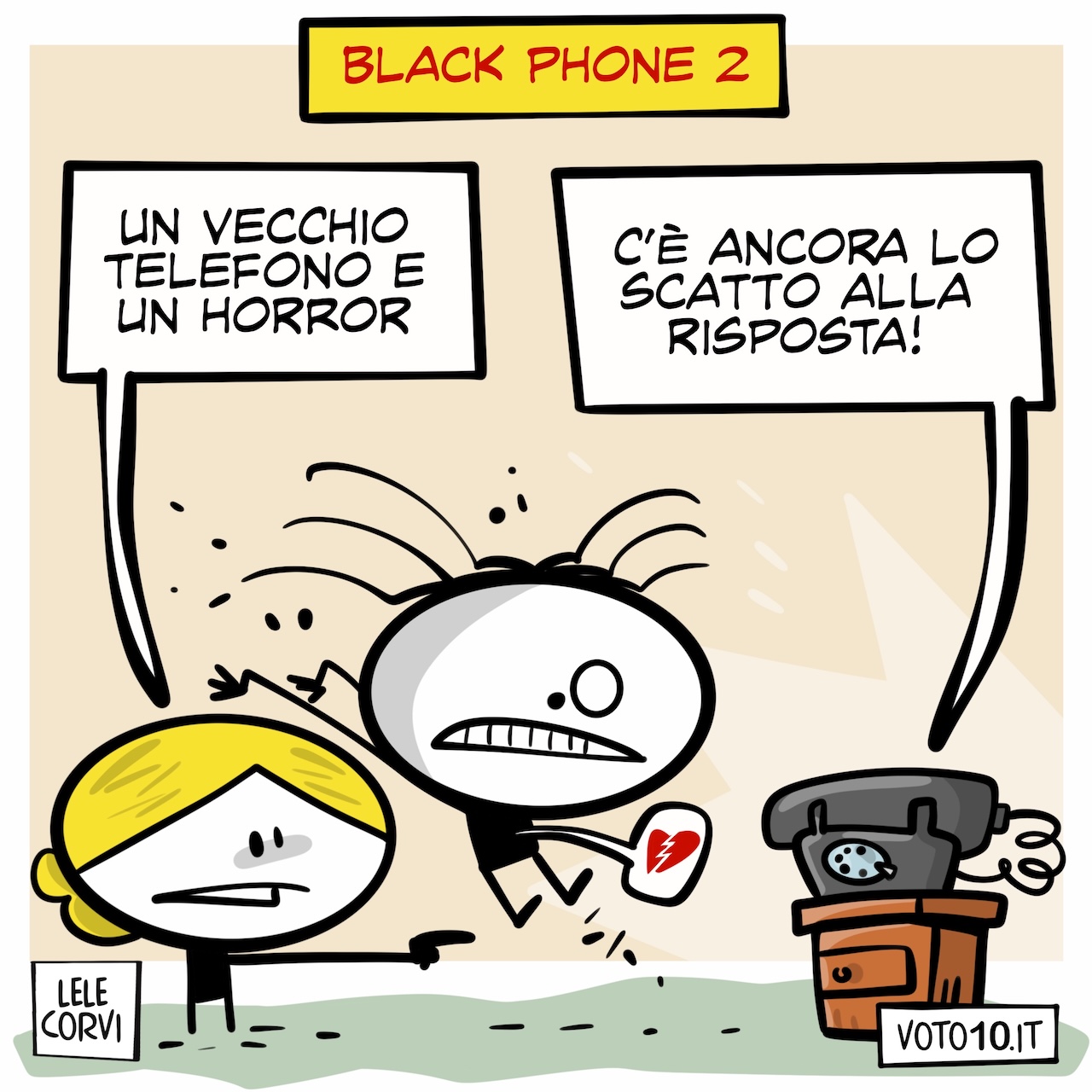 La vignetta di Black Phone 2 - Voto 10 - Solo il meglio