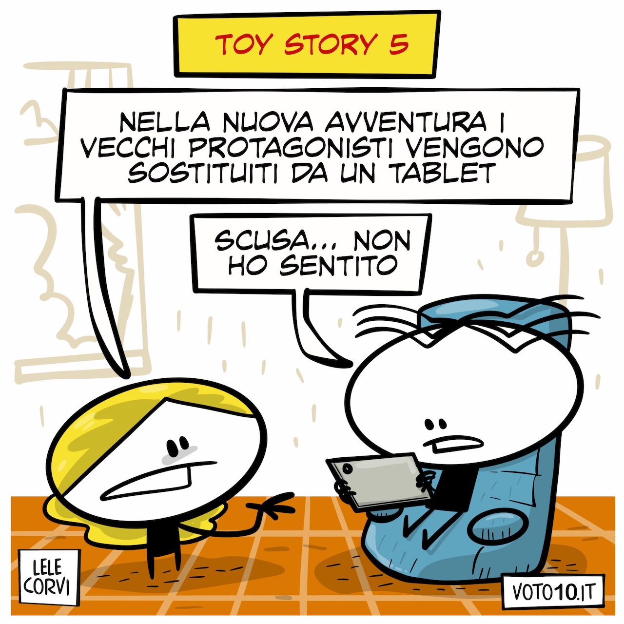 La vignetta di Toy Story 5 - Voto 10 - Solo il meglio